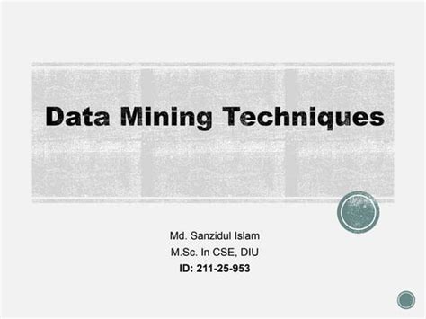 Data Mining Classification And Prediction Ppt