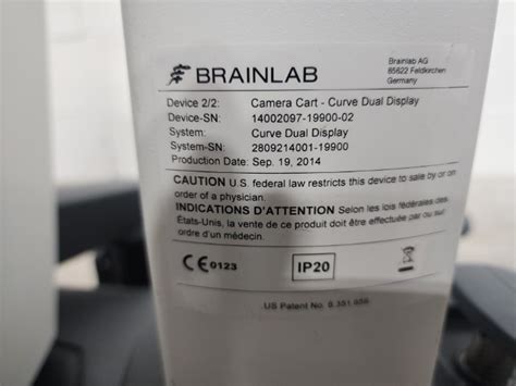 Brainlab 19901 Curve 1 1 Dual Navigation System W Curve Dual