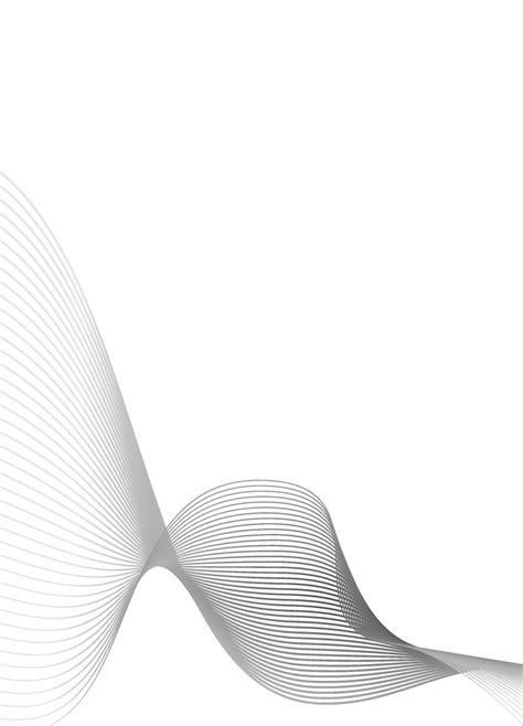 Layout With Wavy Lines Monochrome Abstract Background With Halftone Lines Pattern Minimalist