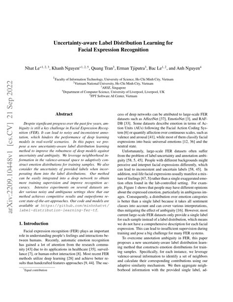 PDF Uncertainty Aware Label Distribution Learning For Facial Expression Recognition