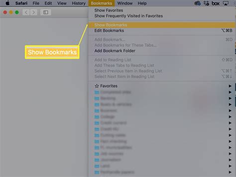 How To Organize Safari Bookmarks And Favorites