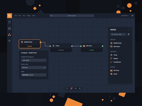 Node Editor Web Design By Max Mckinney On Dribbble
