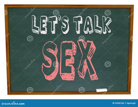 Let S Talk Sex Chalkboard Stock Photo Image Of Fornicate Maturity