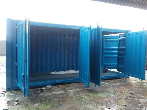 ตู้คอนเทนเนอร์ 20 ฟุต บานเปิด ด้านข้าง เสร็จพร้อมส่งแล้วคร่าา ไว้ใช้