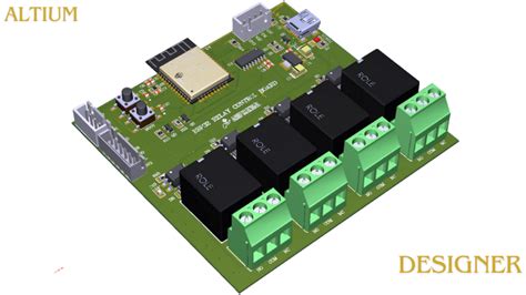 Pcb Uygulaması 3 Esp32 Röle Kontrol Kartı Tasarımı Xbowtie Online Education Platform
