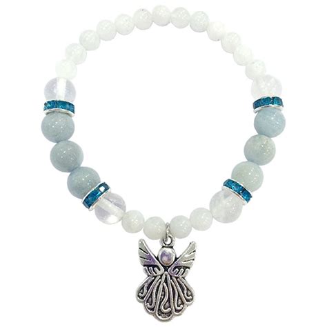 Crystal Charm Bracelet Angel Uncle Festers