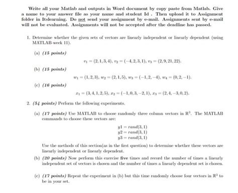 Solved Please Use Matlab Follow N Solve The Question Step