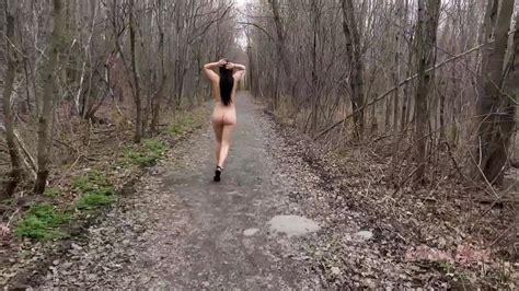 Liliane Hart Public Path Naked Dildo Fuck
