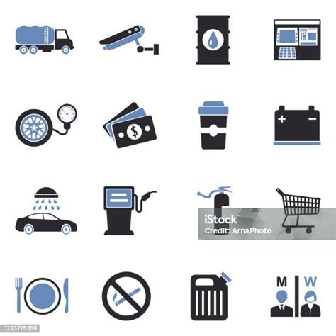 주유소 아이콘입니다 투 톤 플랫 디자인 벡터 일러스트레이션 가솔린에 대한 스톡 벡터 아트 및 기타 이미지 가솔린 검은색 급유 Istock