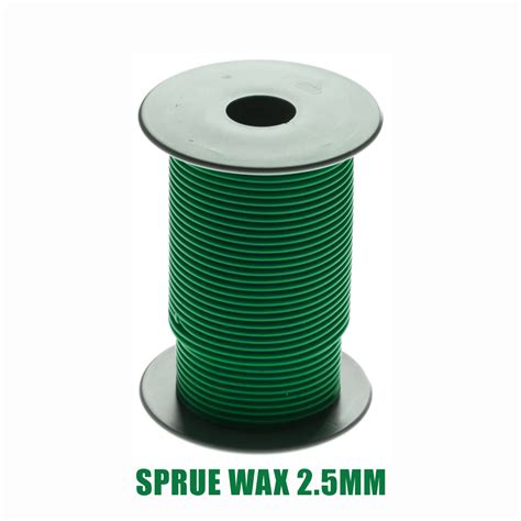 Sprue Wax 25mm 250gmgreen Reel Pdi Dental Direct