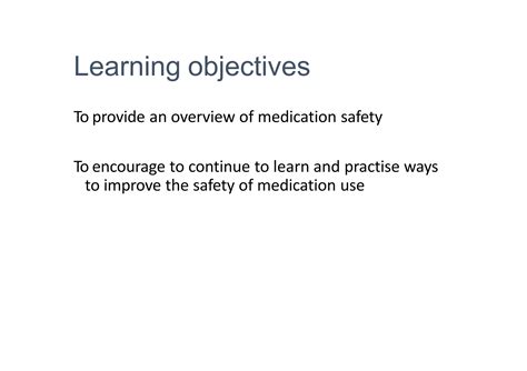 Medication Safety And Medication Errors Ppt Pptx