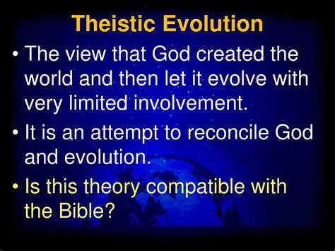 Ppt Theistic Evolution Powerpoint Presentation Free Download Id 6382759