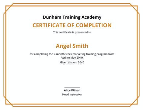 Free Stock Certificate Template To Edit Online