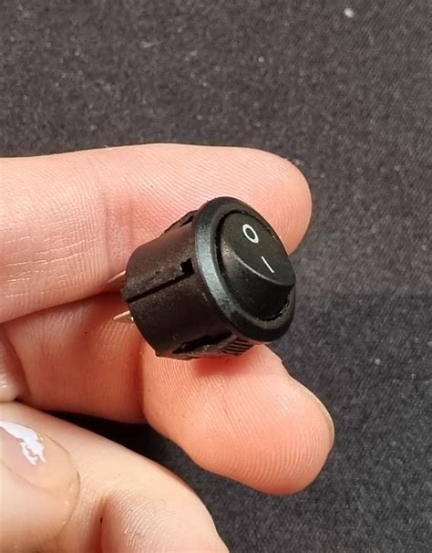 Round Rocker Switch Housing By Slimpickens Download Free Stl Model