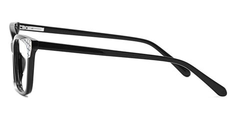 Cherry Rectangle Black Glasses For Women Lensmart