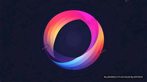 Ai创作图环形 图形 色彩 抽象 渐变 绚丽 多彩 几何 线条 光影 动感 流畅 视 艺术 设计 昵图网