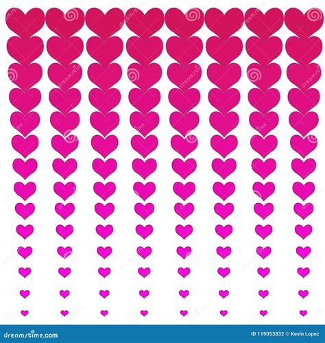 Pink Hearts Background Vector Stock Vector Illustration Of Banner