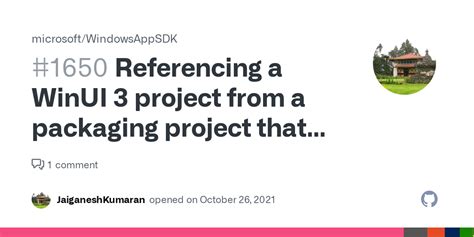 referencing a winui 3 project from a packaging project that also references a winui 2 x project