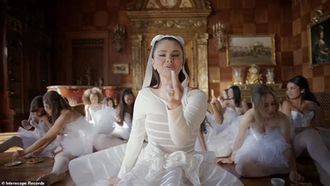 Selena Gomez The Beautiful Bride Singer Models A Wedding Dress For Love On Music Video Amid