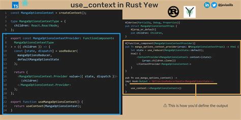 As A Typescript Developer How To Use A Usecontext Wrapper In Yew So