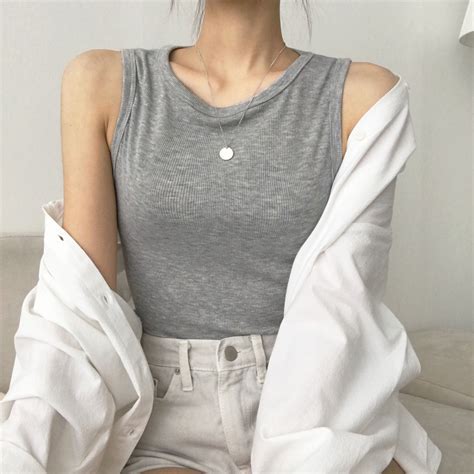 촉촉쿨링 스판 라운드넥 골지나시 레이어드 심플 기본나시 슬림핏 부드러운 무지나시 타이트 레이어링 탑나시 세미크롭 민소매 슬리브리스 회색나시 검정나시 흰색