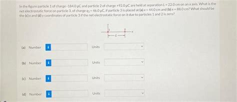 Solved In the figure particle of charge μC and Chegg