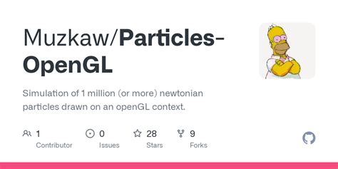 Github Muzkawparticles Opengl Simulation Of 1 Million Or More