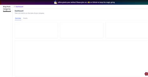 building a react admin dashboard with tremor library refine