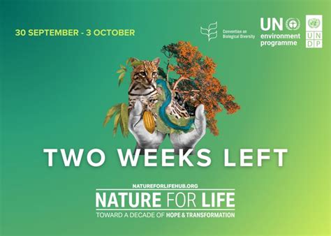 Biodiversity And Ecosystem Services Network Bes Net On Linkedin Just 2 Weeks Until The Nature