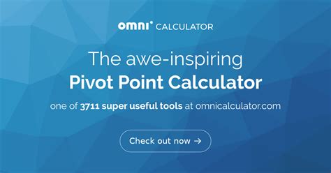 Pivot Point Calculator