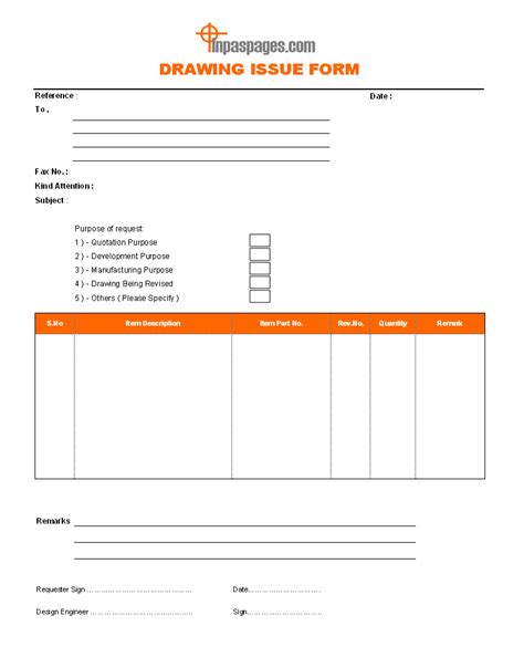 drawing issue process