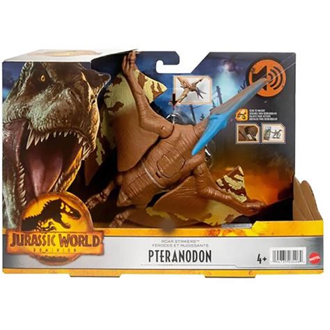 Jurassic World Roar Strikers Pteranodon Dinosaur Figure Maziply Toys
