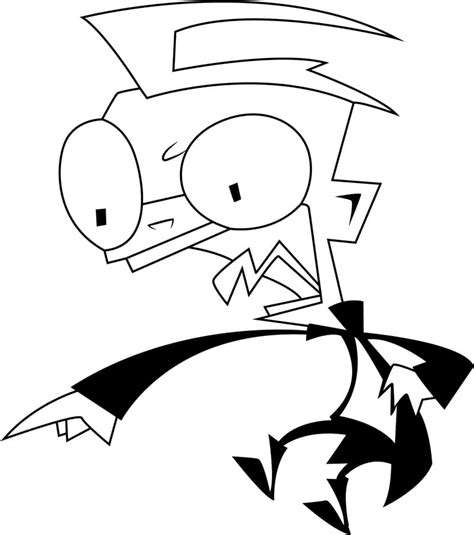 Coloriages Irken Invader Zim Coloriages Invader Zim Coloriages Pour Enfants Et Adultes