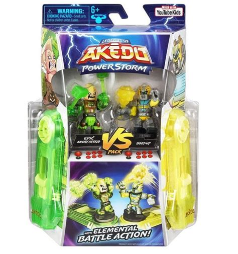 Акедо / Akedo игровой набор 2 мини-боевых фигурки и 2 боевых ...