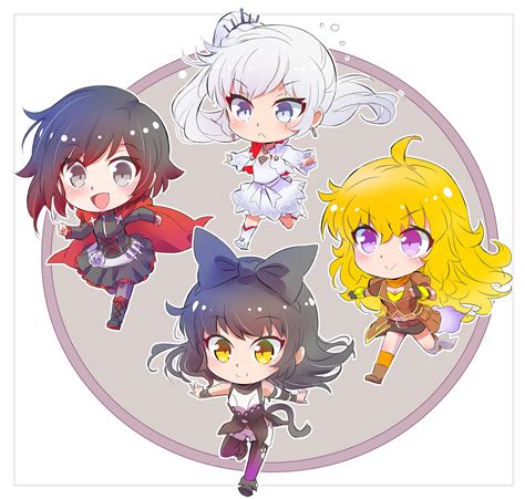 Ruby Rose Weiss Schnee Yang Xiao Long And Blake Belladonna Rwby And More Drawn By Iesupa