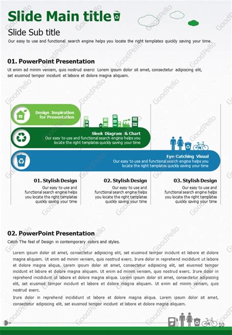재생 에너지 인포그래픽 세로형 파워포인트 Goodpello