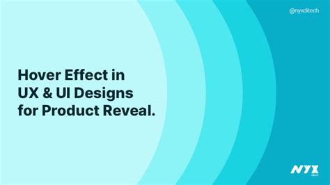 Product Reveal Hover Effect Ux And Ui Designs Nyx Ditech Is A Custom Fit Comprehensive Digital