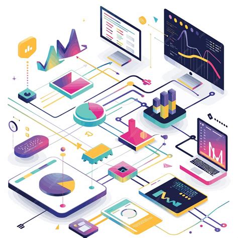 Premium Vector Data Analytics Vector Illustrationtechnology