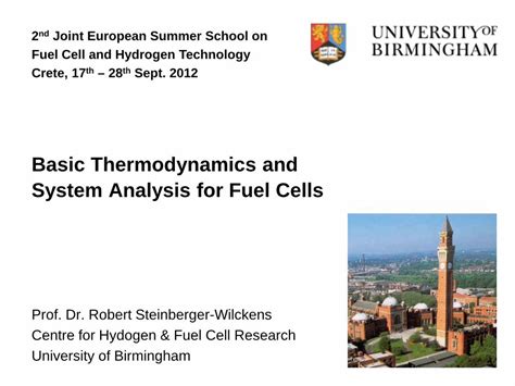 pdf basic thermodynamics and system analysis for fuel · pdf filebasic thermodynamics and