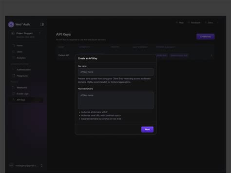 Create Api Key By Mayorfig On Dribbble