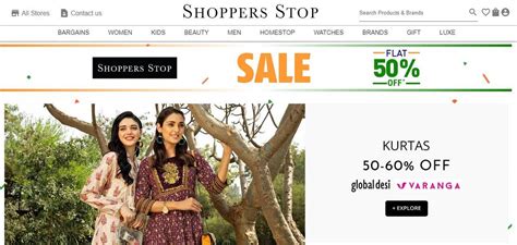 shoppers stop e commerce website clone using html css and javascript by laxman mallick medium