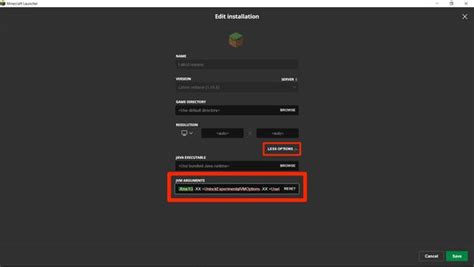 Как выделить больше оперативной памяти для Minecraft