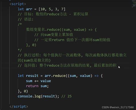 Js中的reduce数组求和函数 Csdn博客