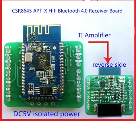 V CSR APT X Hifi Bluetooth Receiver Board Speaker Car Modules X Mm In Amplifier