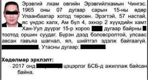 Ноцтой осол гаргасан Ч Маралмаагийн аав Э Чингэс гэж хэн бэ