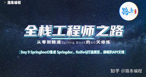 Day 9 ~ Springboot33分钟学会集成 Springdoc、knife4j打造规范、清晰的api文档 知乎