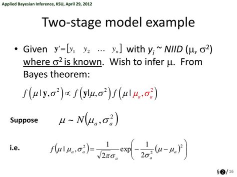 Ppt § An Introduction To Bayesian Inference Powerpoint Presentation Id 2745138
