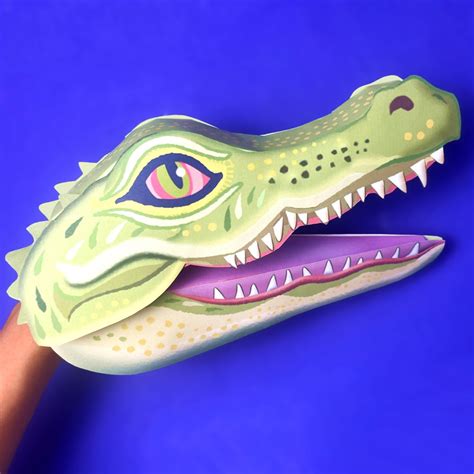Printable Crocodile Template