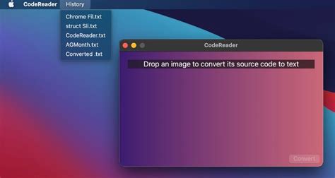 A Simple Macos App To Read Code From Images Written In Swift
