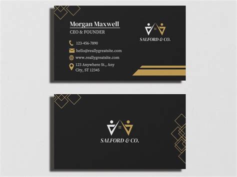 Minimalist Business Card Design Upwork